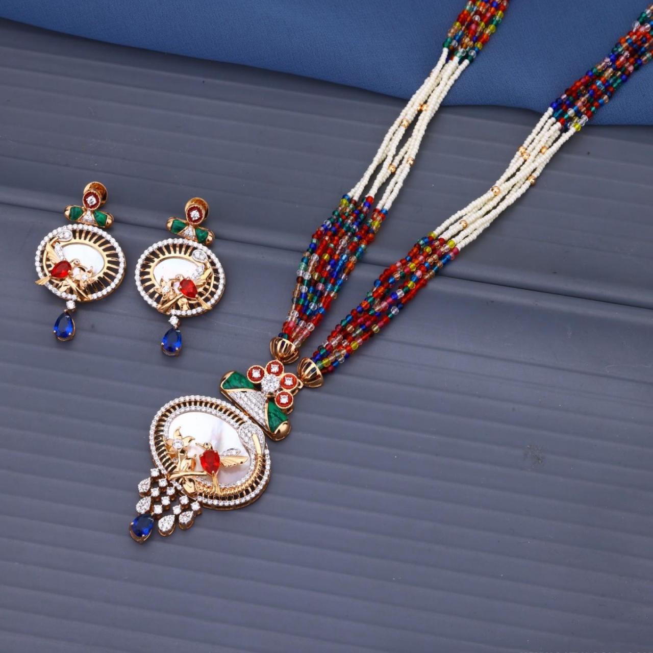 Pearl Necklace (VRS18-8) | Satva Gold