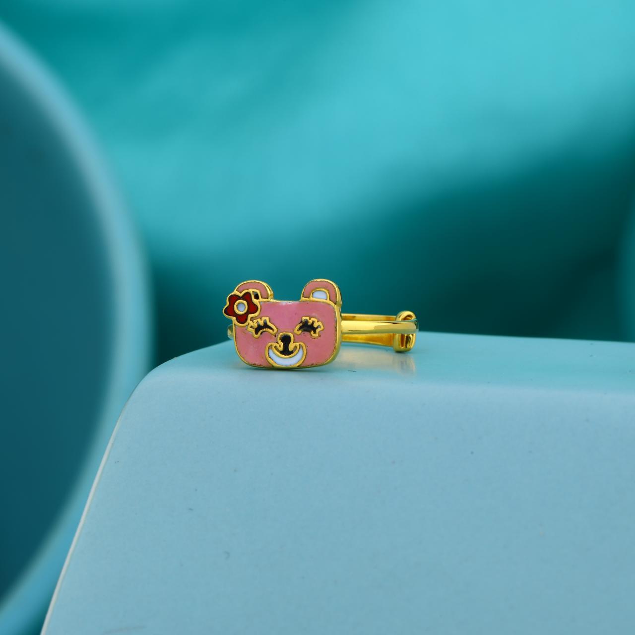 Kids Teddy Ring (KR18-501) | Satva Gold