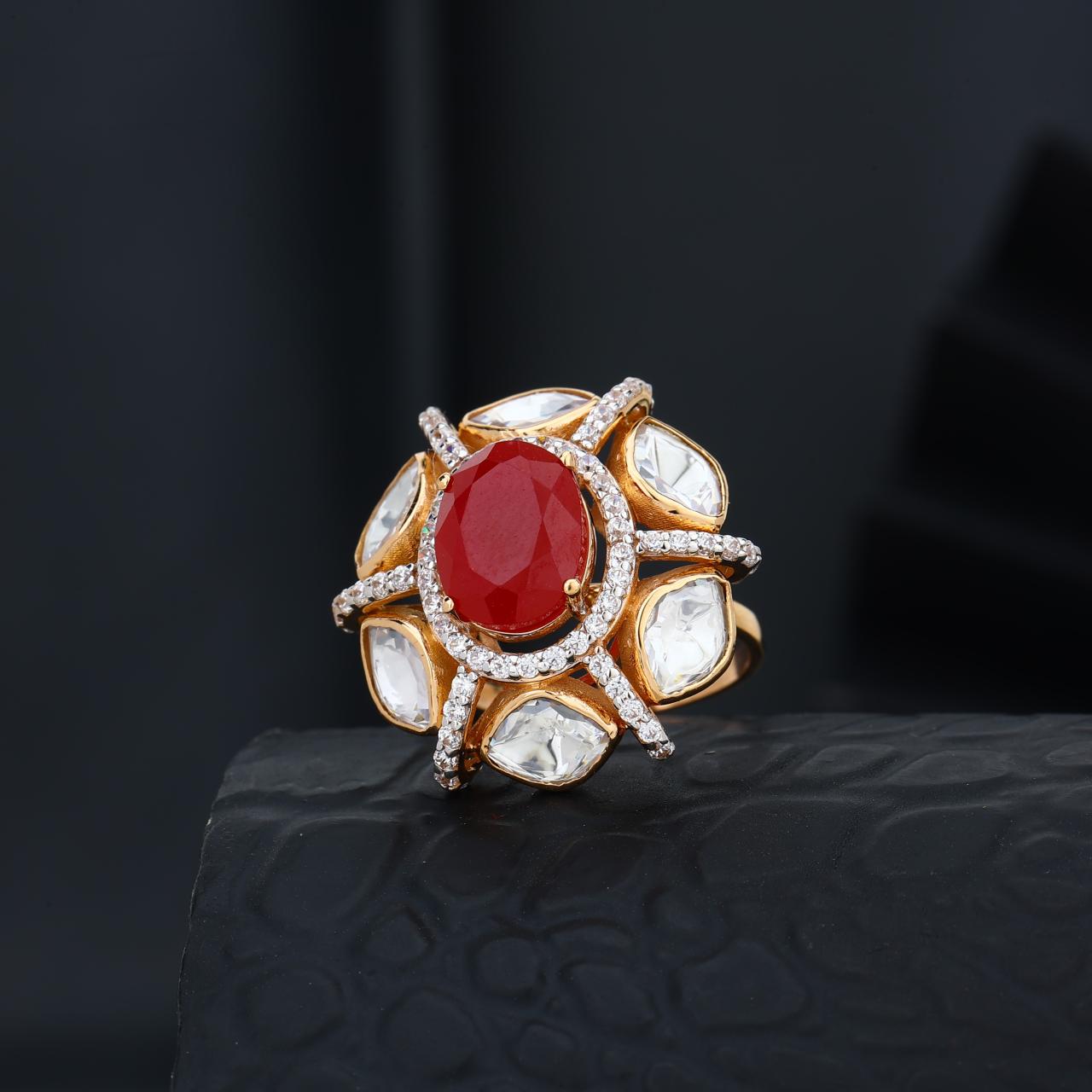 Mozonite Ring | Satva Gold