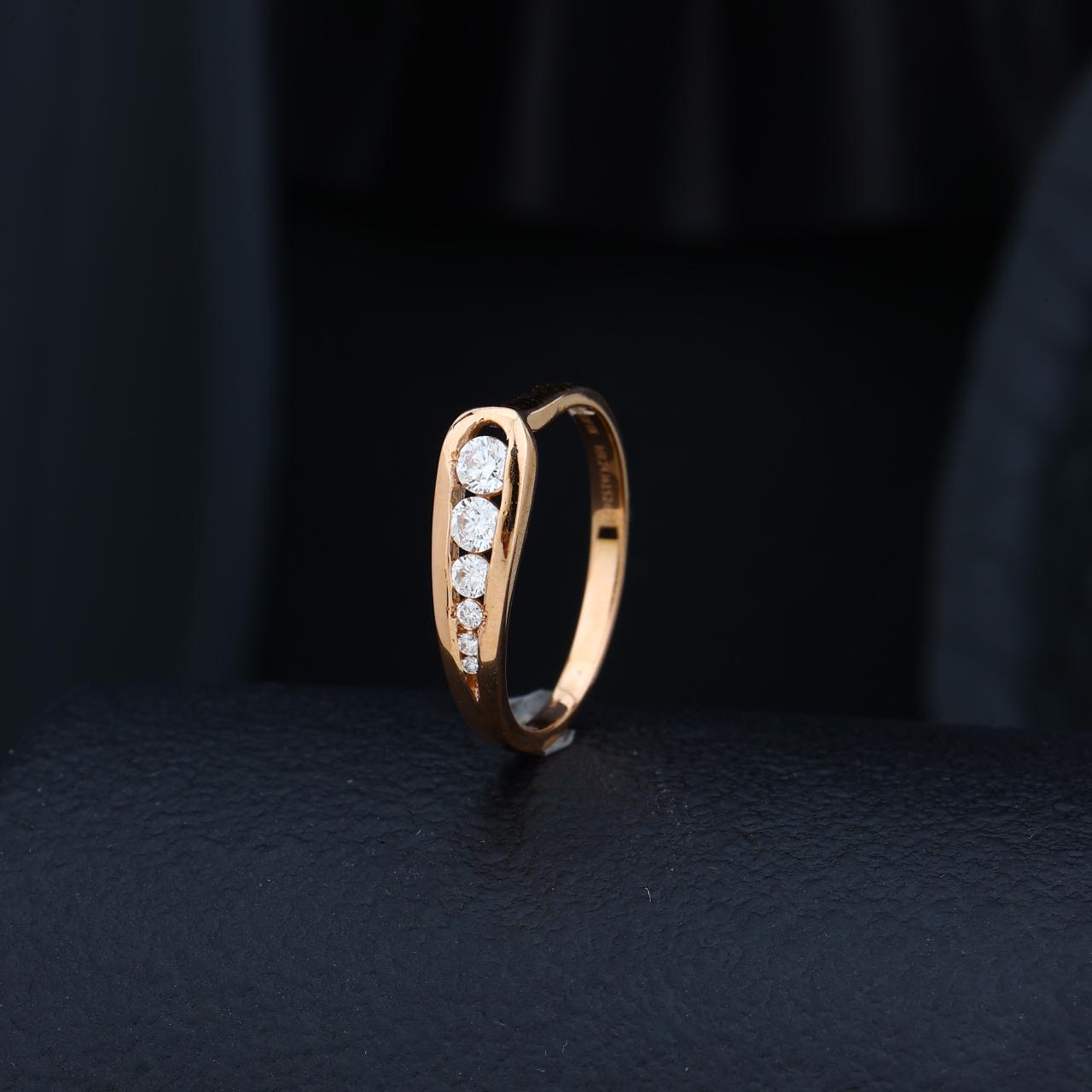 Calista Real Diamond Ring (DLR14-43) | Satva Gold