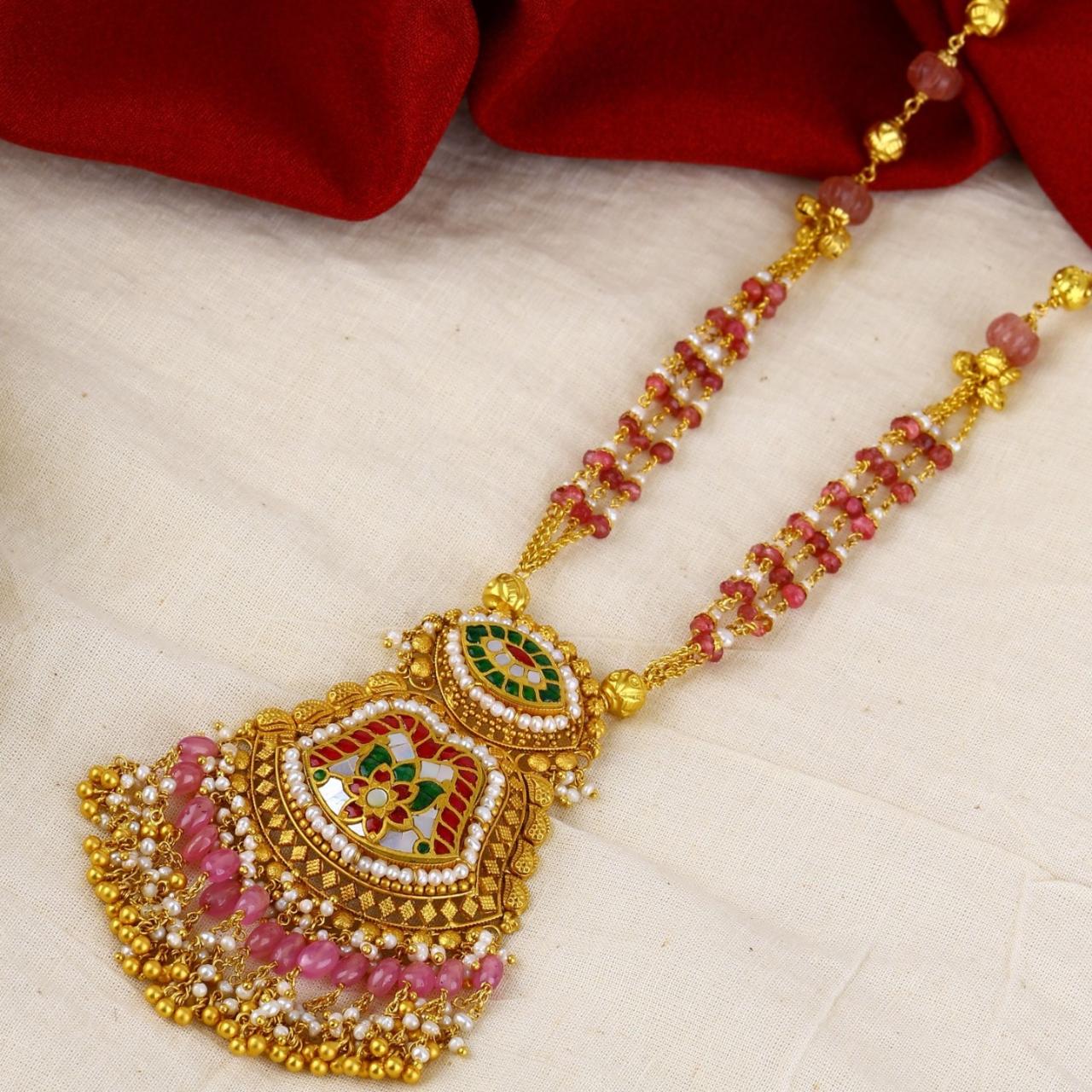 Suvarna Antique Necklace | Satva Gold