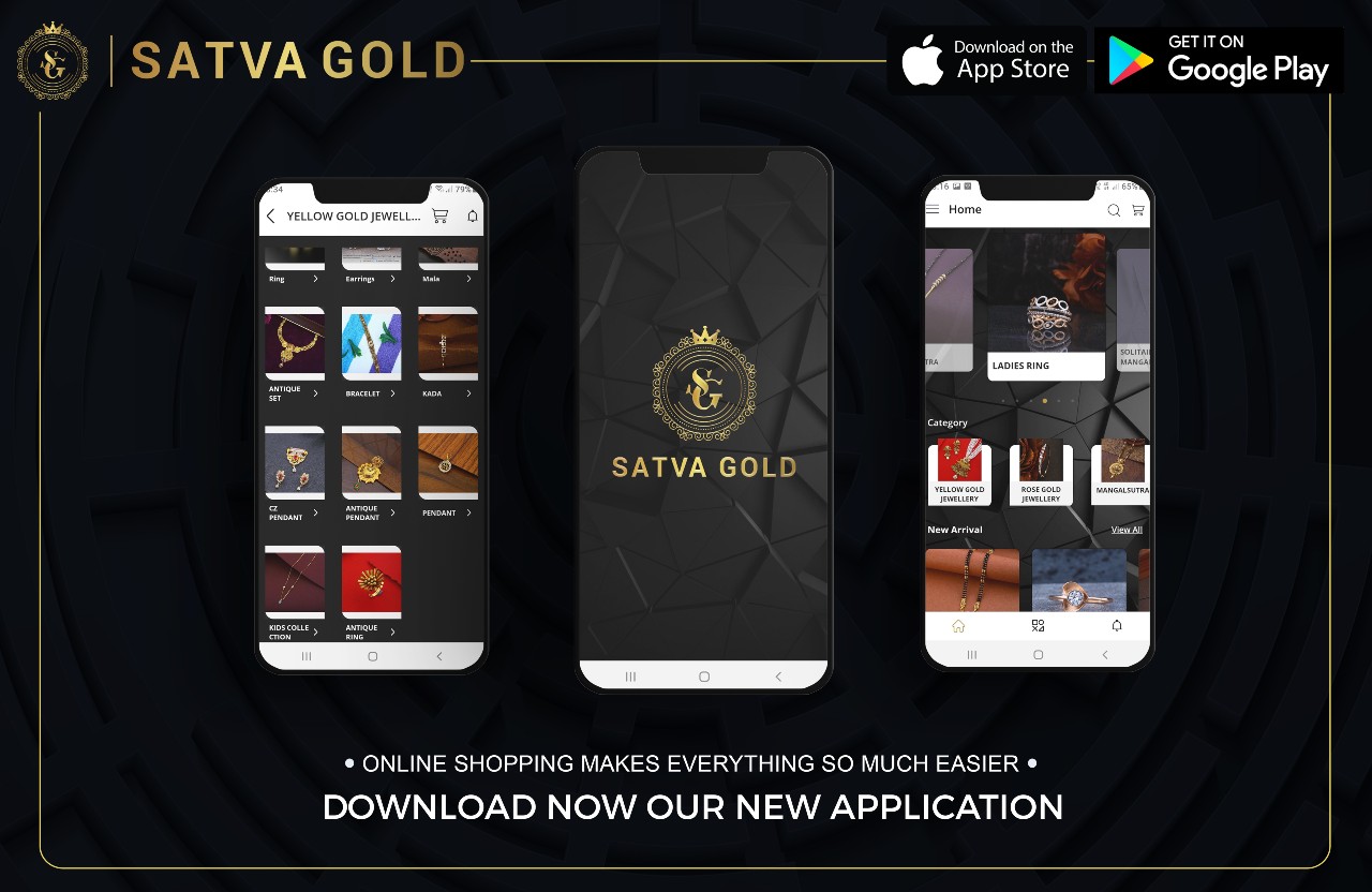 Buy Online Gold Jewellery Shopping Store in India | Satva Gold